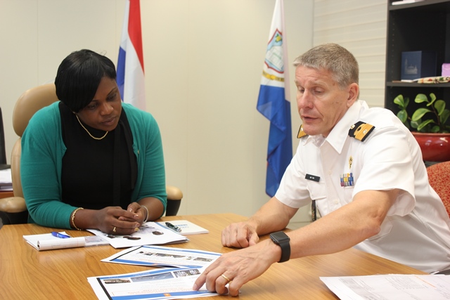Prime Minister Romeo Marlin Receives A Courtesy Visit From Commander Of